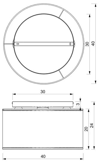 Lustr přisazený LOFT SHADE 3xE27/60W/230V černá/zlatá