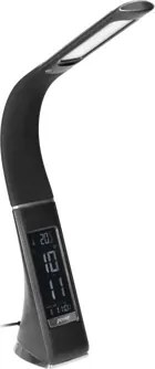 Stolní lampa s budíkem VIRONE DOLOMIT DL-12/B, 5W, 400lm, 4000K, černá