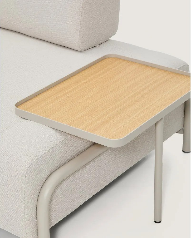 Béžová žinylková modulární pohovka 220 cm Compo – Kave Home