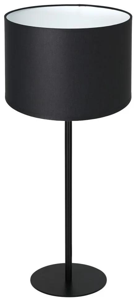 Luminex Stolní lampa ARDEN 1xE27/60W/230V pr. 25 cm černá/bílá LU3478