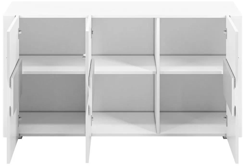 Casarredo - Komfort nábytek Komoda AMARA 3D, bílá lesk