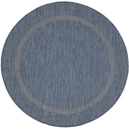 Koberce Breno Kusový koberec RELAX kruh 4311 Blue, Modrá, 160 x 160 cm