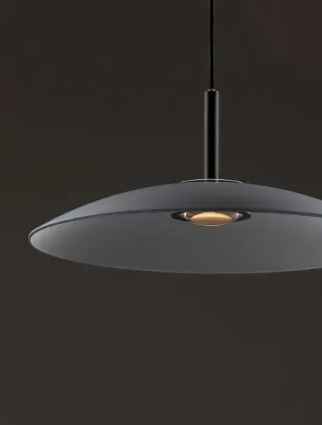 LED černo-kouřový designový lustr Polifemo 140