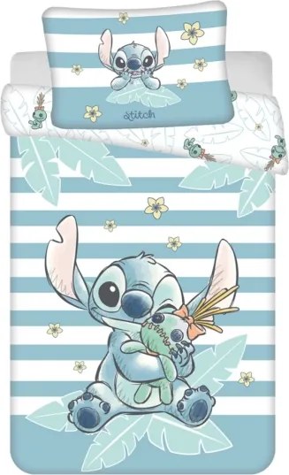 Jerry Fabrics Povlečení do postýlky Lilo and Stitch Tropical Hugs baby 100x135, 40x60 cm