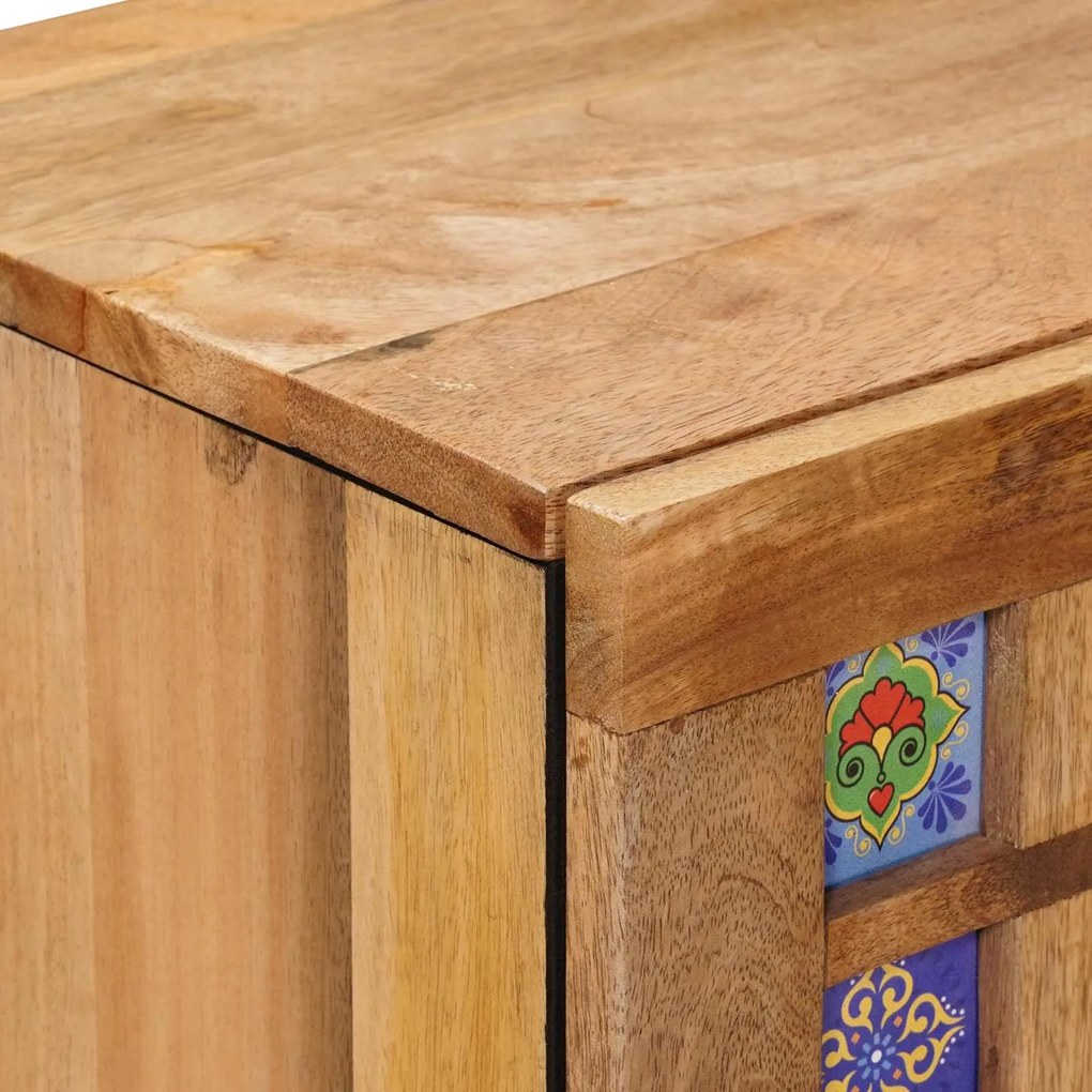 Servírovací skříň 3 ks 60 x 33,5 x 75 cm Masivní mangové dřevo 3310095