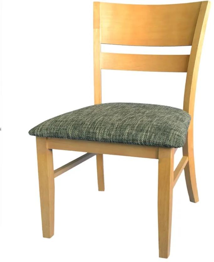 Jídelní židle EDITA, látka Dark Brown (buk)