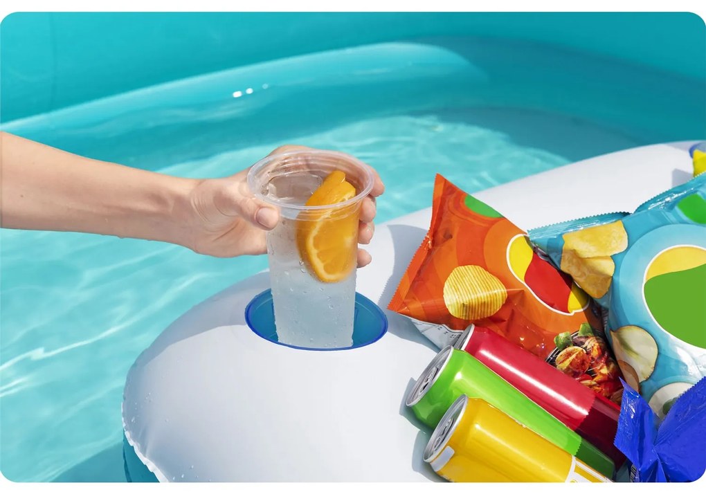 Sippin' Summer nafukovací bazén 218x218x48 cm Bestway 54446 pro letní radovánky