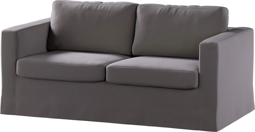 Potah na pohovku IKEA Karlstad 2-místná , nerozkládací, dlouhý barva hnědá látka sametová