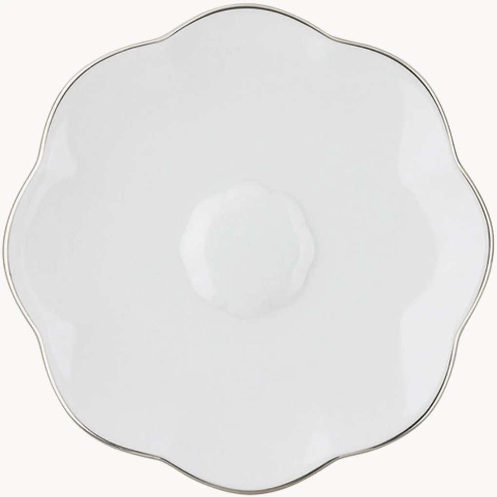 Sada porcelánových podšálků na espresso Sonetto, 6 dílů