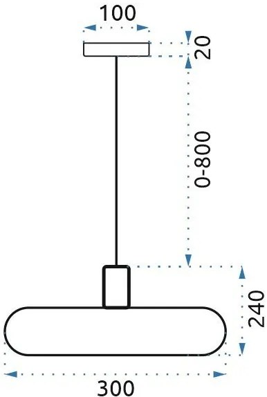 Toolight - Skleněná závěsná lampa APP668-1CP, mléčné sklo, zlatá-bílá, OSW-04662
