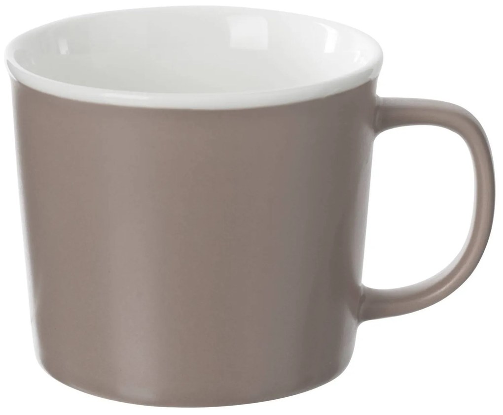 Porcelánový hrnek NATURE, 380 ml, taupe (3560238717592)