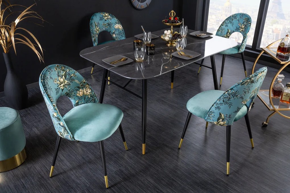 Invicta Jídelní židle BOUTIQUE modrá 41702
