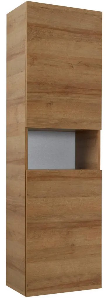 XXXLutz VYSOKÁ SKŘÍŇ, barvy dubu, 45/168/43 cm Sadena - Koupelnové skříňky vysoké