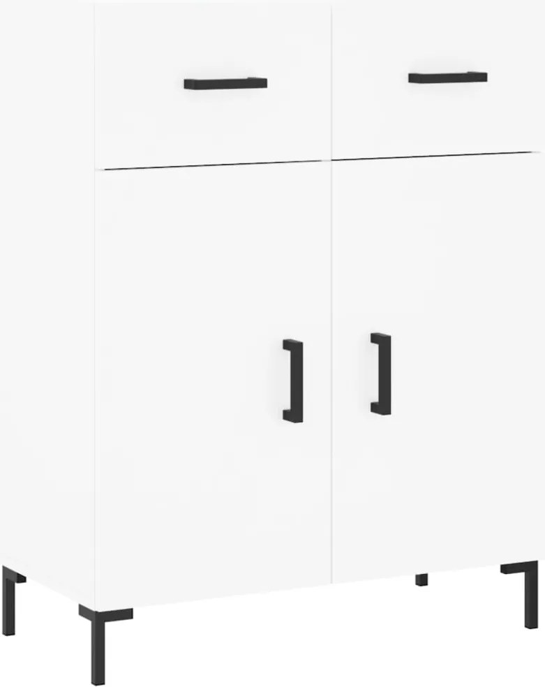 Skříň highboard bílá 69,5 x 34 x 180 cm kompozitní dřevo 3200513