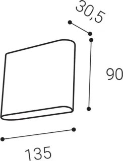 Venkovní nástěnné LED svítidlo LED2 FLAT II S antracit 3000K/4000K/5700K 5234754