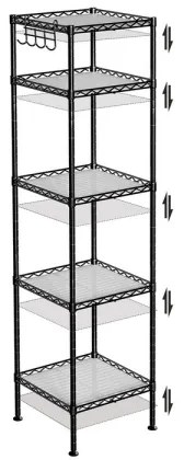 Regál METRO černá