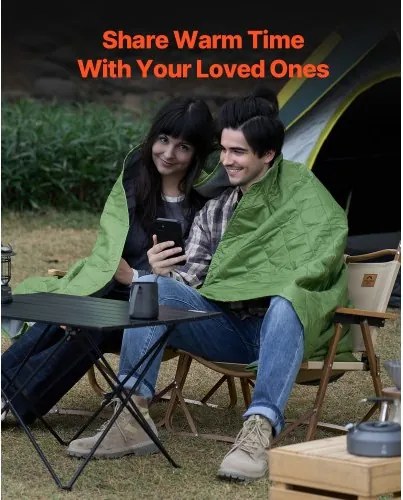 Camping Deka 208,3 × 139,7 cm Teplá deka na stadion 330GSM Venkovní Travel