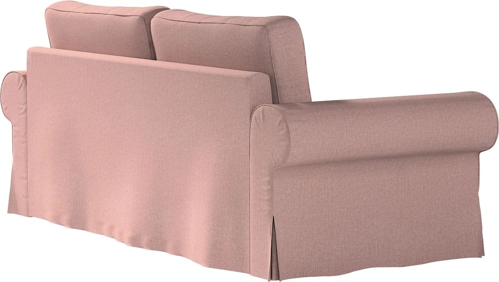 Potah na pohovku IKEA Backabro,  3-místná, rozkládací barva růžová látka pletený vzor