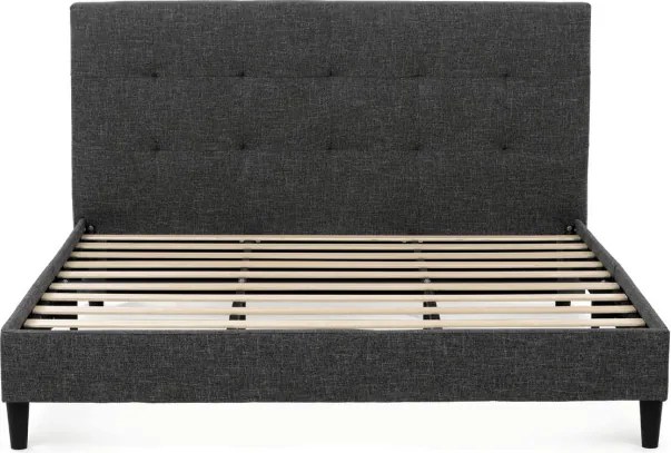Manželská postel šedá 180x200 cm BED-M180 GREY2