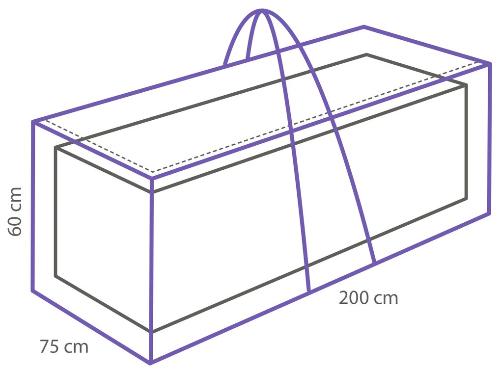 Obal na polštáře 200x75x60cm Winza