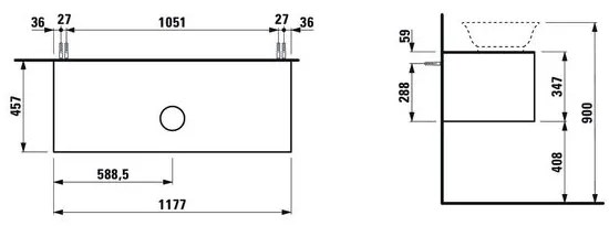 Laufen The New Classic Skříňka 120 cm bílá lesk H4060210856311