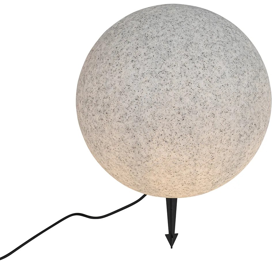 Moderní venkovní lampa šedá 45 cm IP65 - Nura