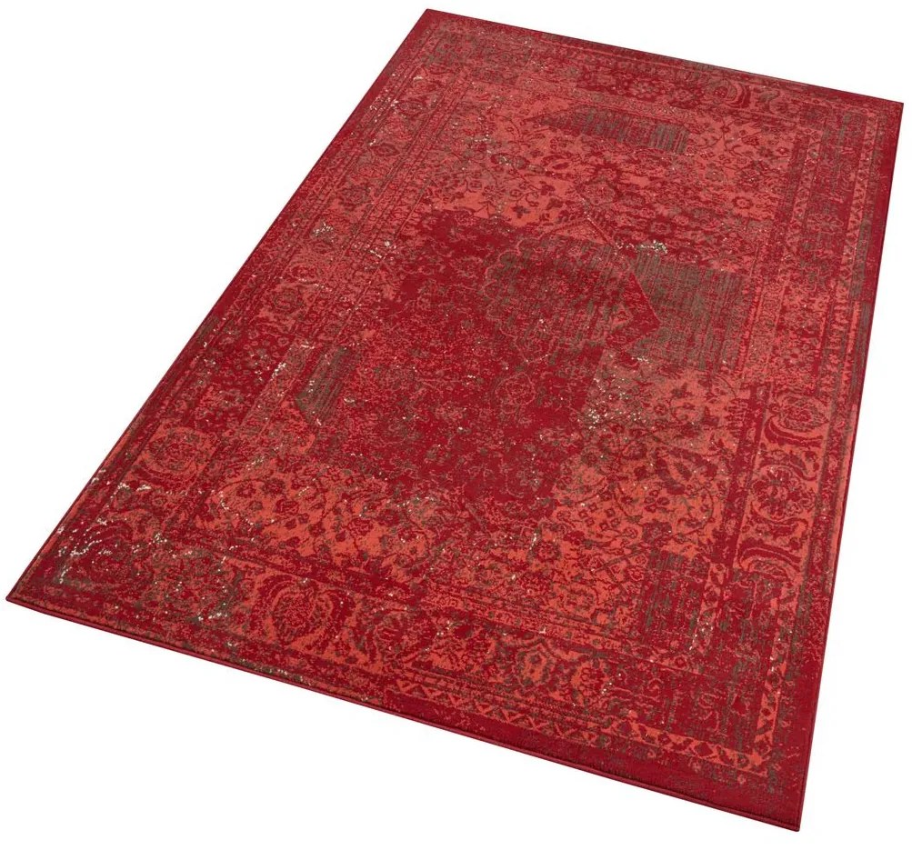 Hanse Home, Kusový koberec Celebration 103467 Plume Red, 80x150, červená, chodba / předsíň