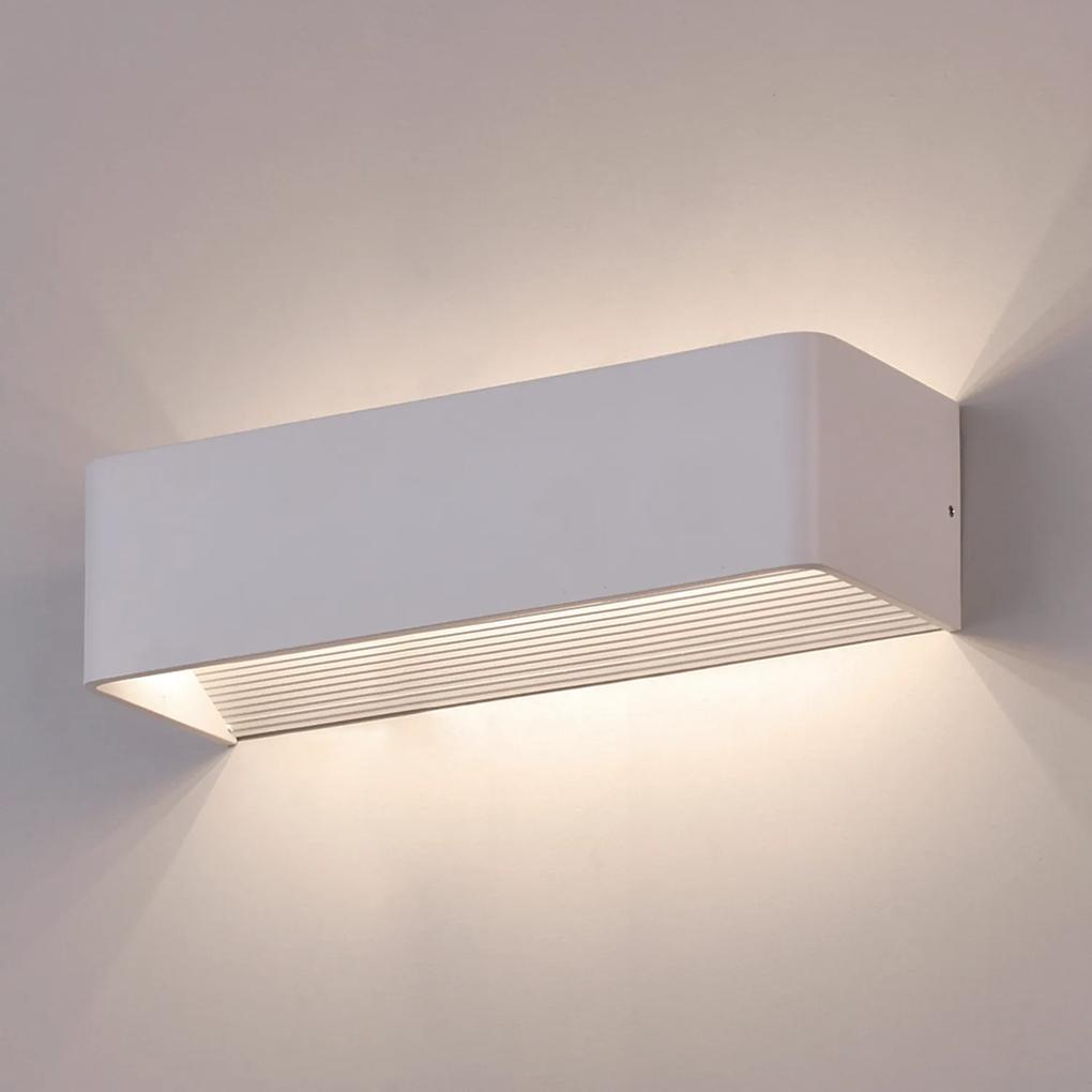 ACB Iluminacion Nástěnné LED svítidlo ICON, š. 37 cm, 21W, CRI90, CCT switch 2700-3000K Barva: Bílá, Stmívání: DALI/PUSH