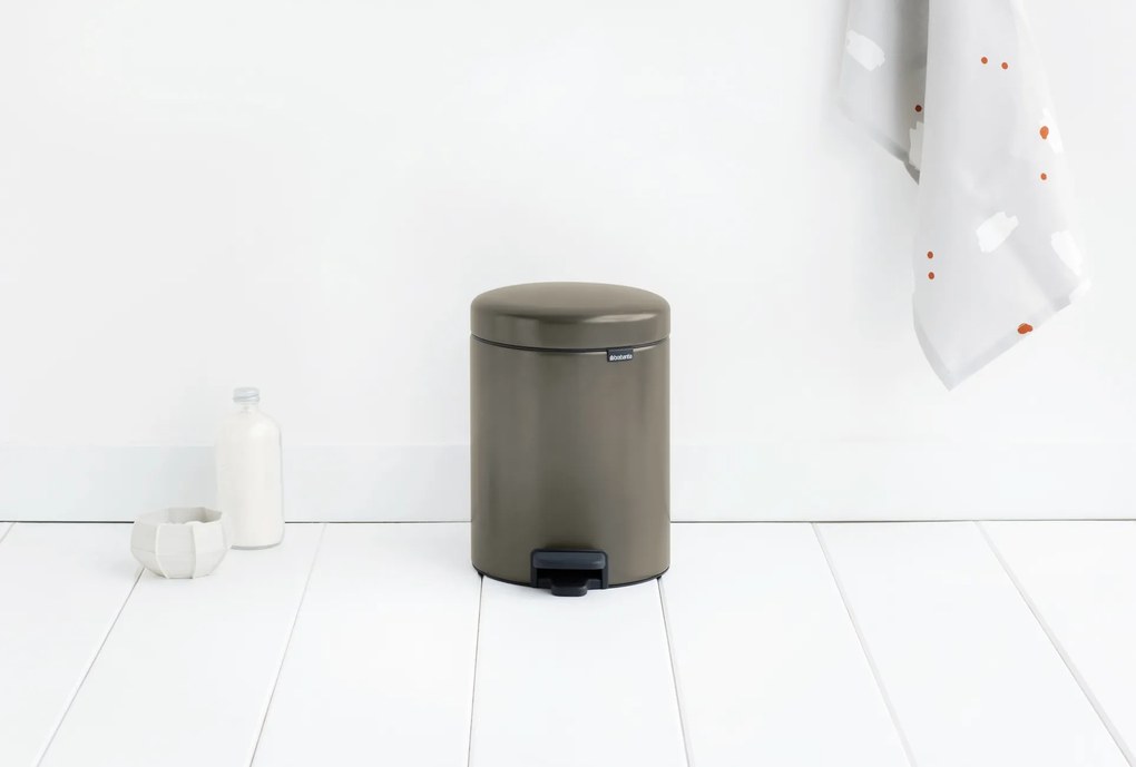 Brabantia Pedálový koš NewIcon 5L platinová