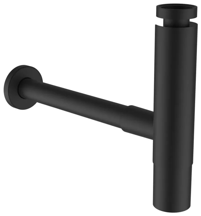 Laufen - Designový sifon, matná černá H3749800810001