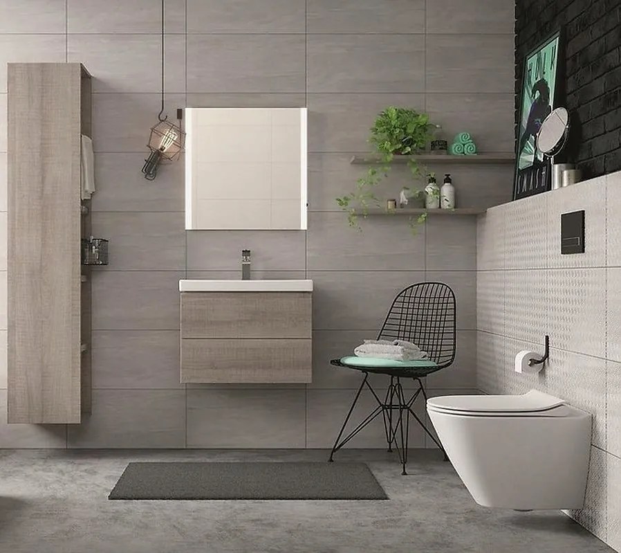 Cersanit City Oval CleaOn, závěsná wc mísa bez sedátka, bílá, K35-025