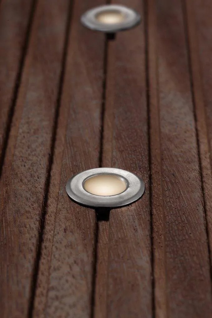 NOR 45410034 Venkovní svítidlo do země Une 1-Kit 1x0,5W LED nerez ocel - NORDLUX
