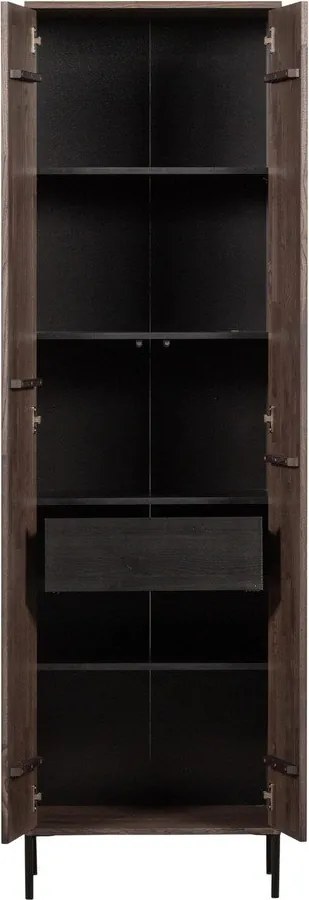 Hnědá skříň v dekoru jasanu 60x210x42 cm Gravure – WOOOD