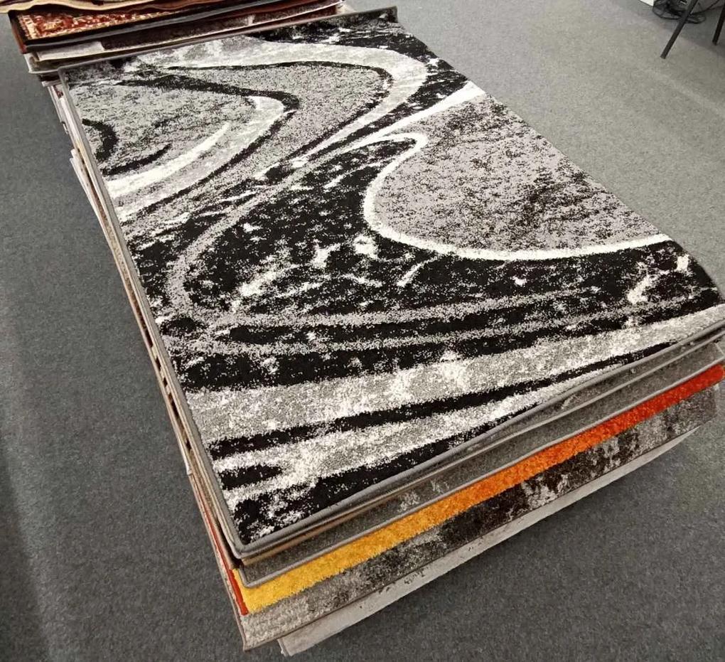 Weltom kusový koberec Silver Komo 0309/15 80x150cm šedý