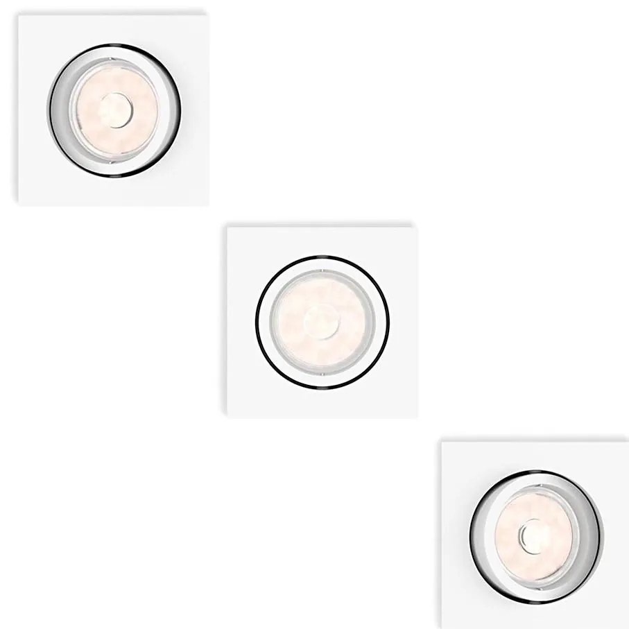 Philips 50193/31/PN - SADA 3x Podhledové svítidlo ENNEPER 1xGU10/5,5W/230V