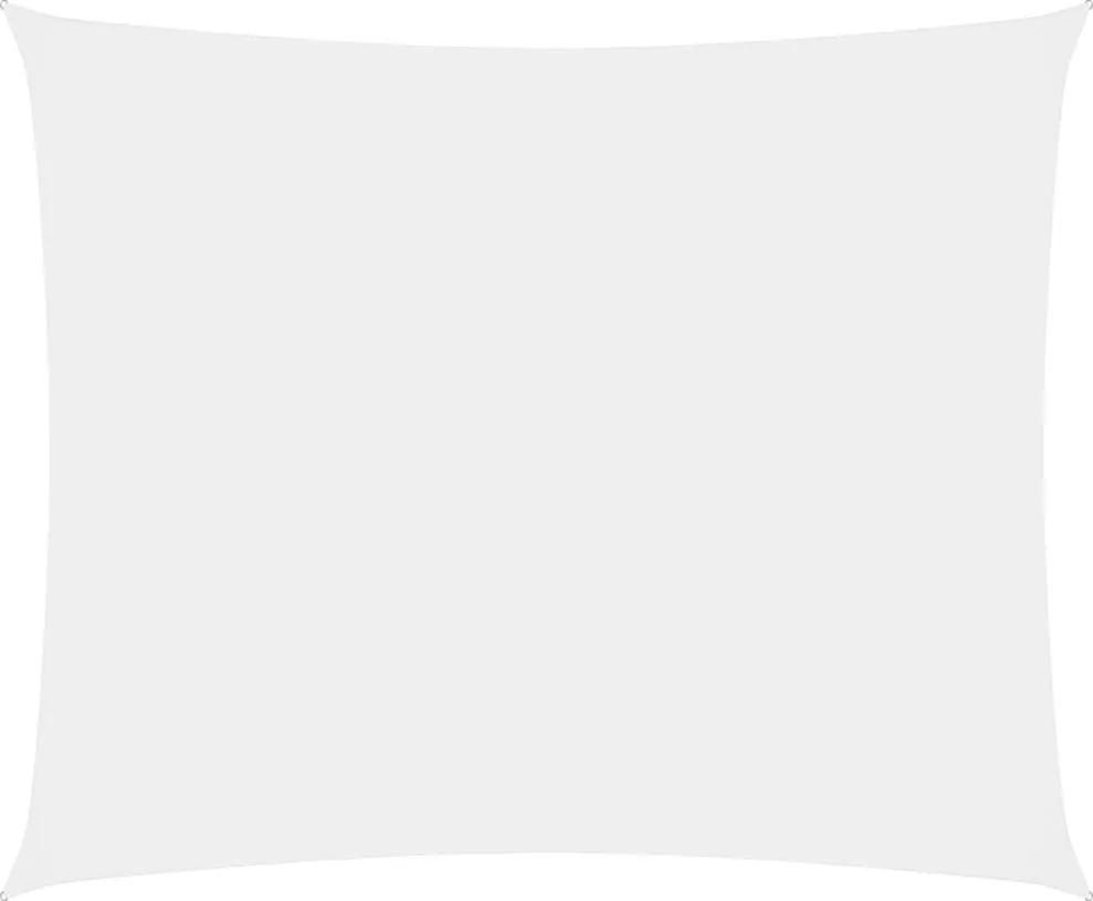 vidaXL Stínící plachta oxfordská látka obdélníková 4 x 6 m [42309] Barva: Bílá