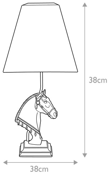 Elstead DL-ECLIPSE-TL - Stolní lampa ECLIPSE 1xE27/40W/230V