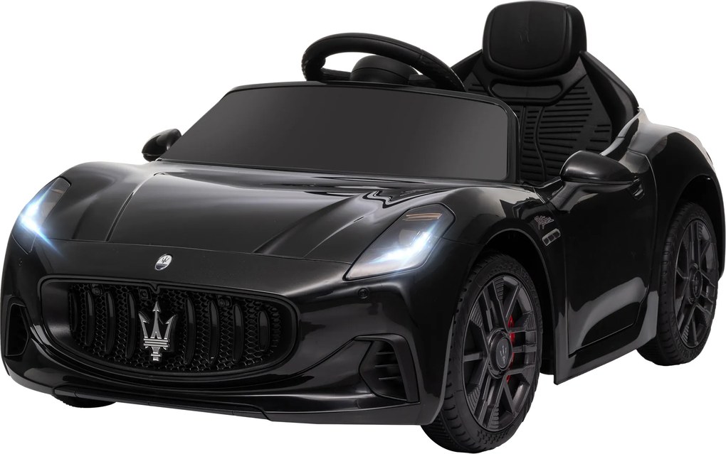 Dětské elektrické auto AIYAPLAY Maserati Gran Turismo Folgore, 12V s dálkovým ovládáním 2.4G, LED světla, hudba, klakson, MP3, auto pro děti od 3 do …