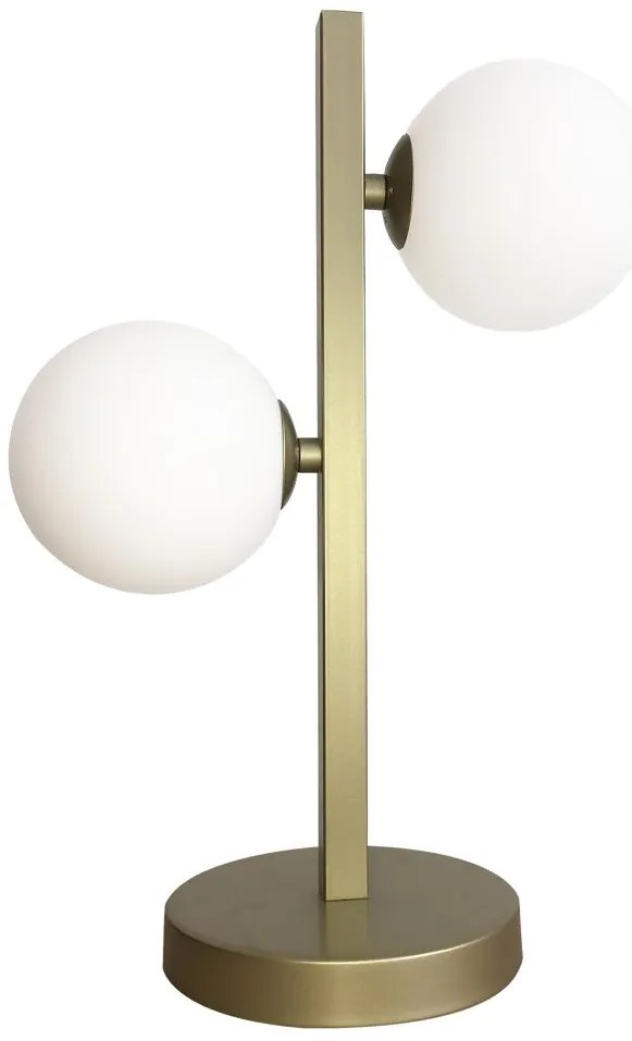 Mosazná stolní lampa Kama pro žárovku 2x G9  - Candellux