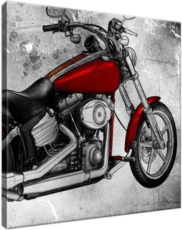 Tištěný obraz Červená motorka 30x30cm 1928A_1AI