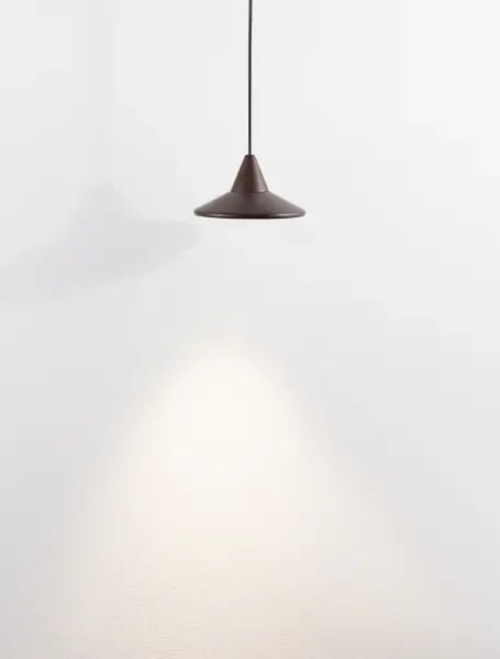 LED lustr Dro hnědé