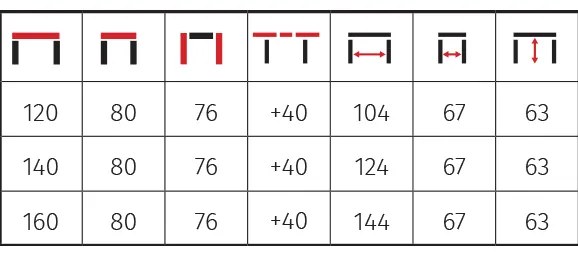 Stima Rozkládací jídelní stůl W21 variant Rozměr stolu: 120 x 80 cm (+40 cm)