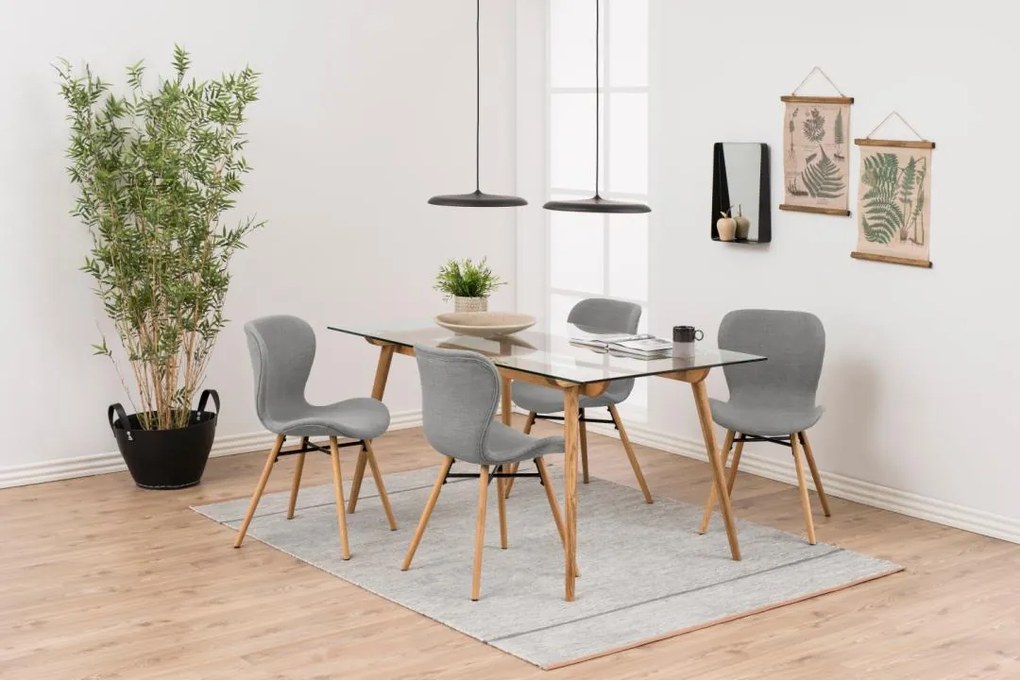 ACTONA GROUP Jídelní židle BATILDA světle šedá H000018250