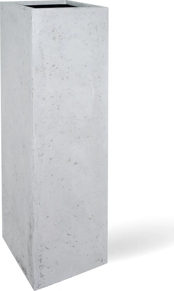Polystone Style květináč Grey Rozměry: 33 cm šířka x 33 cm hloubka x 100 cm výška