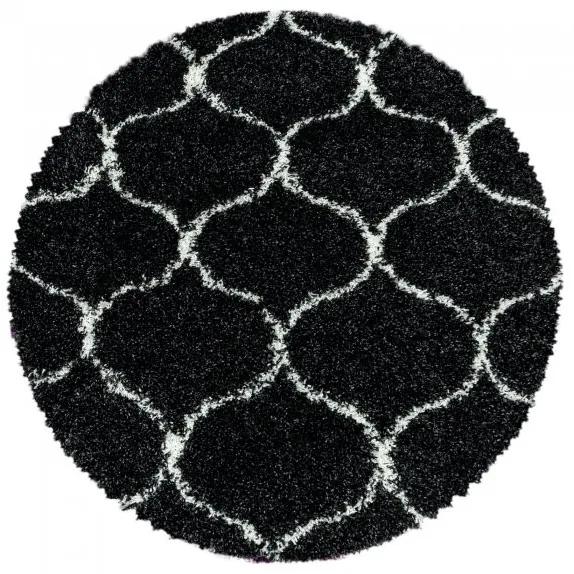 Vopi | Kusový koberec Salsa shaggy 3201 antraciet - 140 x 200 cm