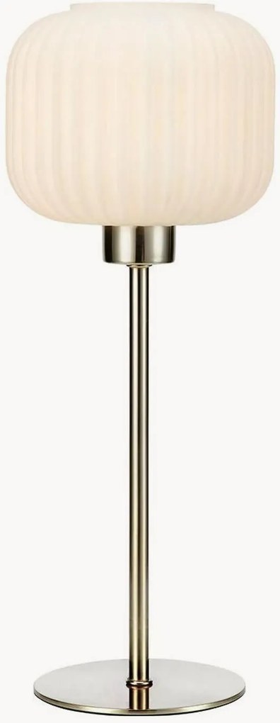 Stolní lampa ze skla Sober