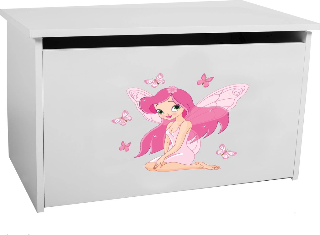 ADRK Furniture Truhla na hračky DARIA TB-Dar-GIR-WING-O005