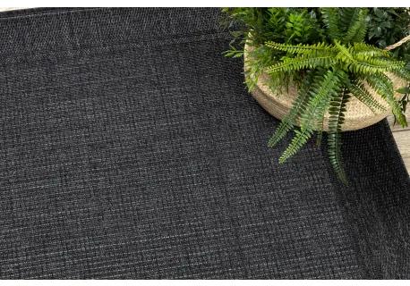 koberec TIMO 5000 SISAL venkovní rám černý velikost 180x270 cm | krásné koberce cz