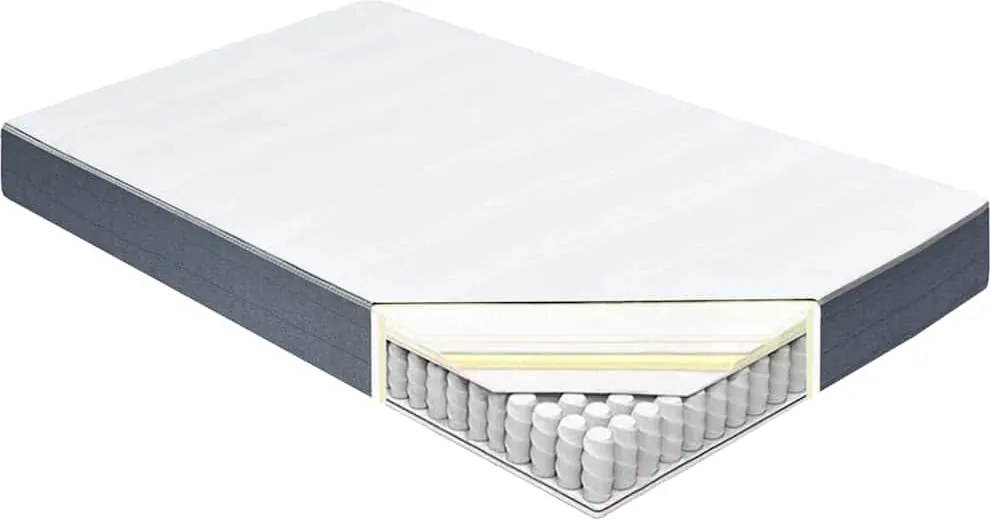 Matrace na postel boxspring střední tvrdost 200 x 140 x 20 cm 288211