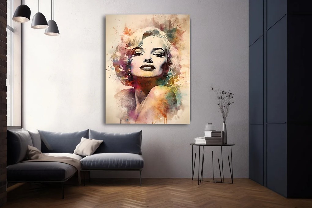 Obraz Marilyn Monroe v barvách Rozměr: 60 x 90 cm